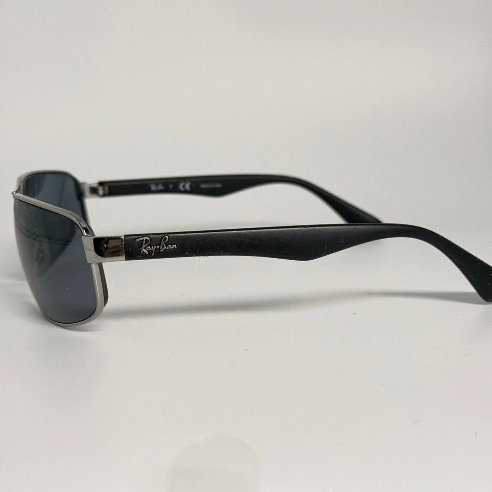 Ray-Ban | Accessories | Rayban Rb3445 04 Rectangular Sunglasses Silver ...